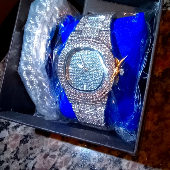 Accessories | 18 And Cuban Link Chain And Watch | Poshmark